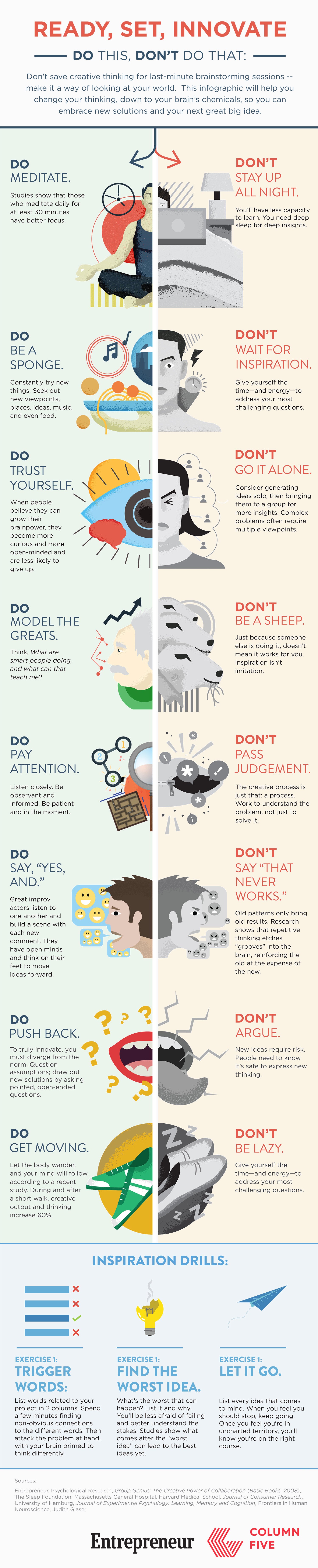 How You’re Killing Your Own Creativity (Infographic) | EFE Technology - Vietnam Offshore ...