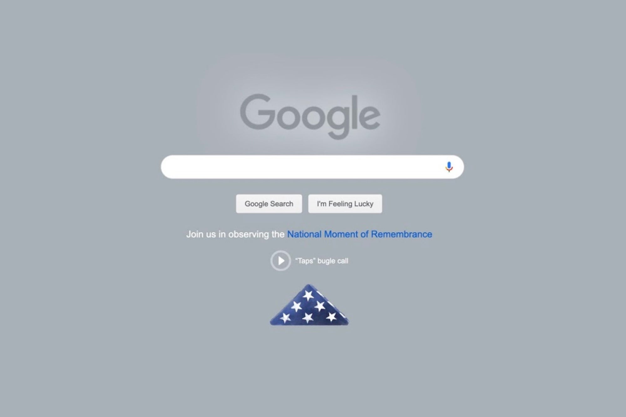 Why Was Google Grey on Memorial Day?