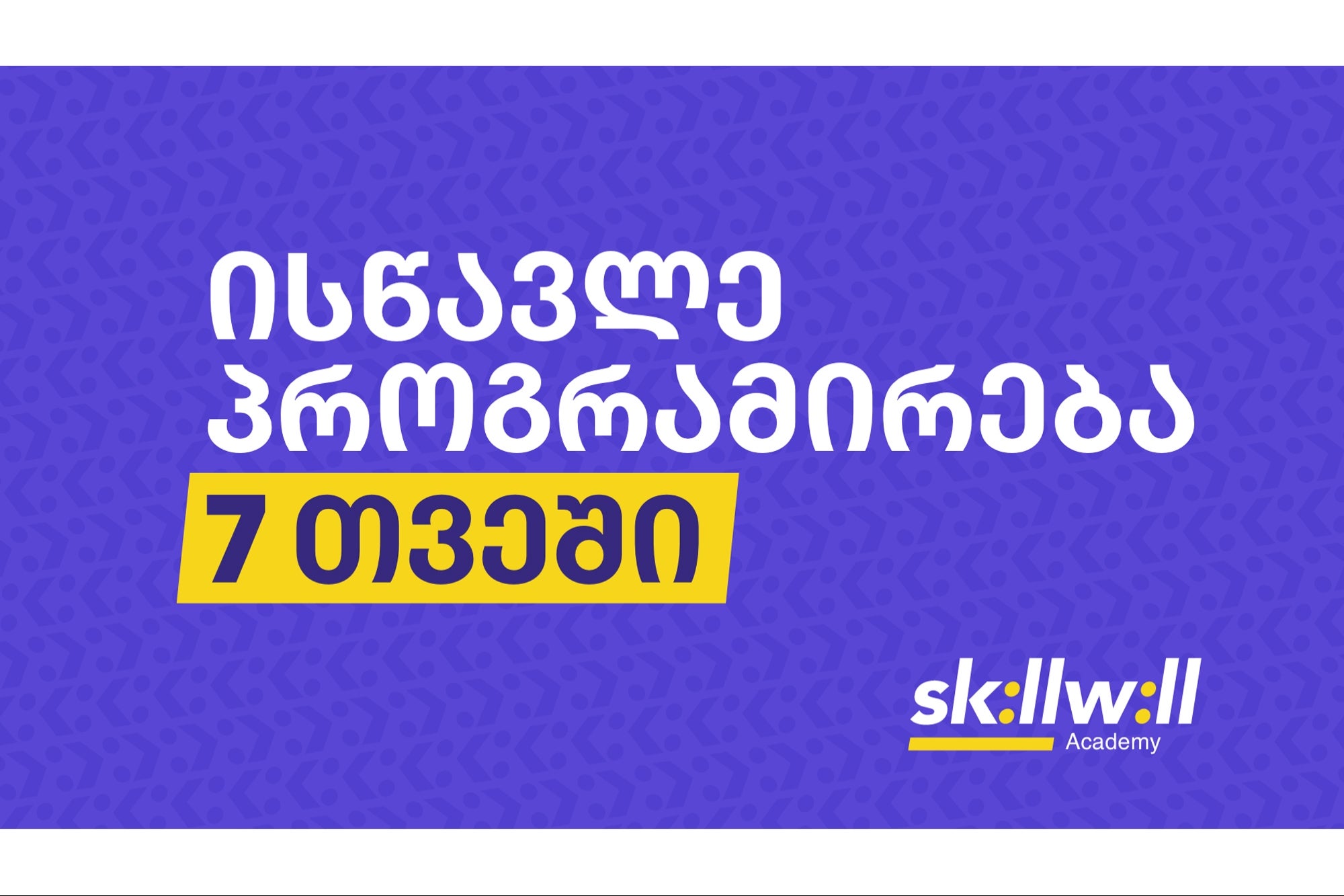 Skillwill Academy – ადგილი, სადაც ნულიდან 7 თვეში პროგრამირებას ისწავლი! | Entrepreneur