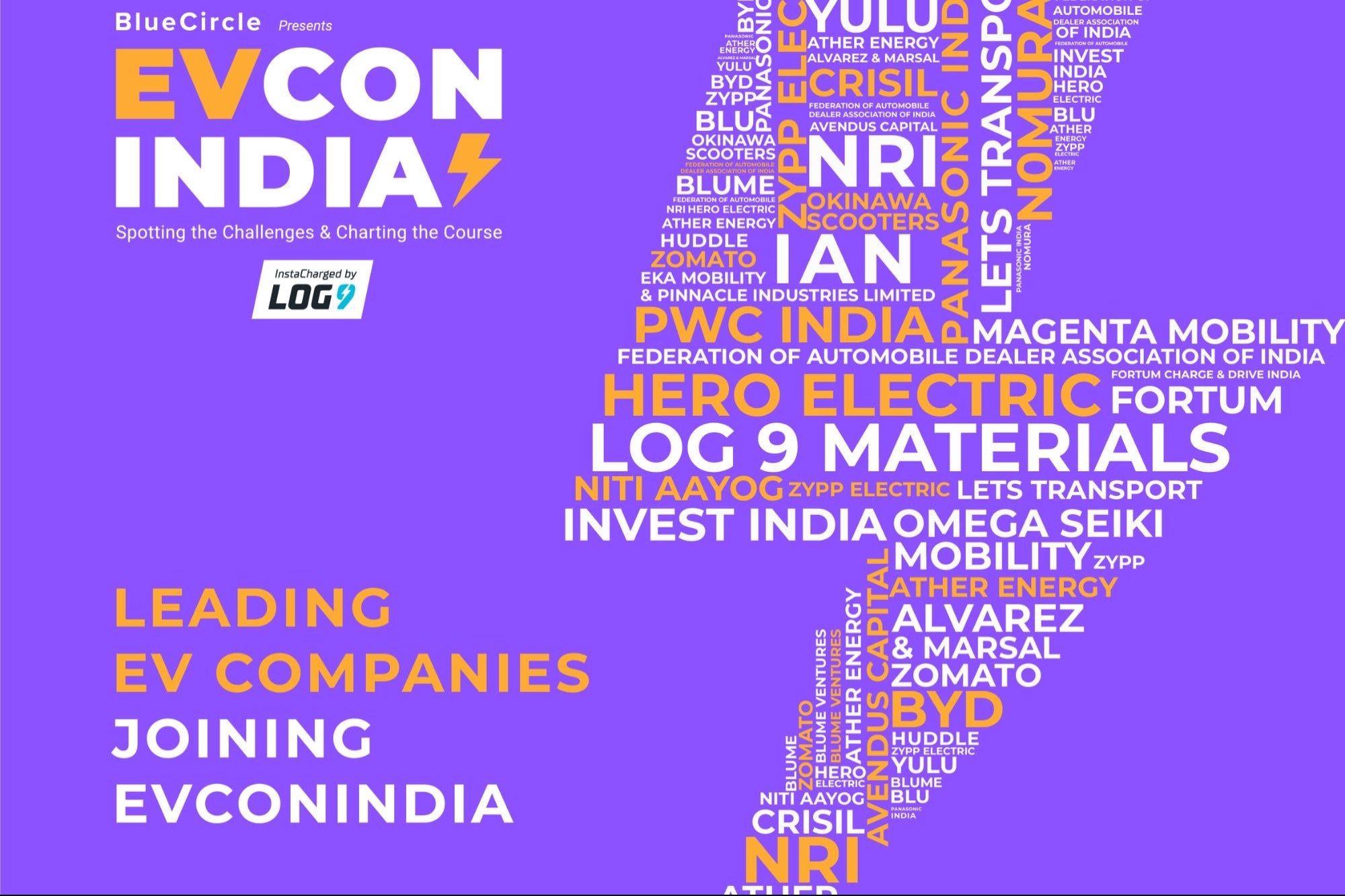 Blue Circle Along With Log9 Materials And Hero Electric Hosts ...