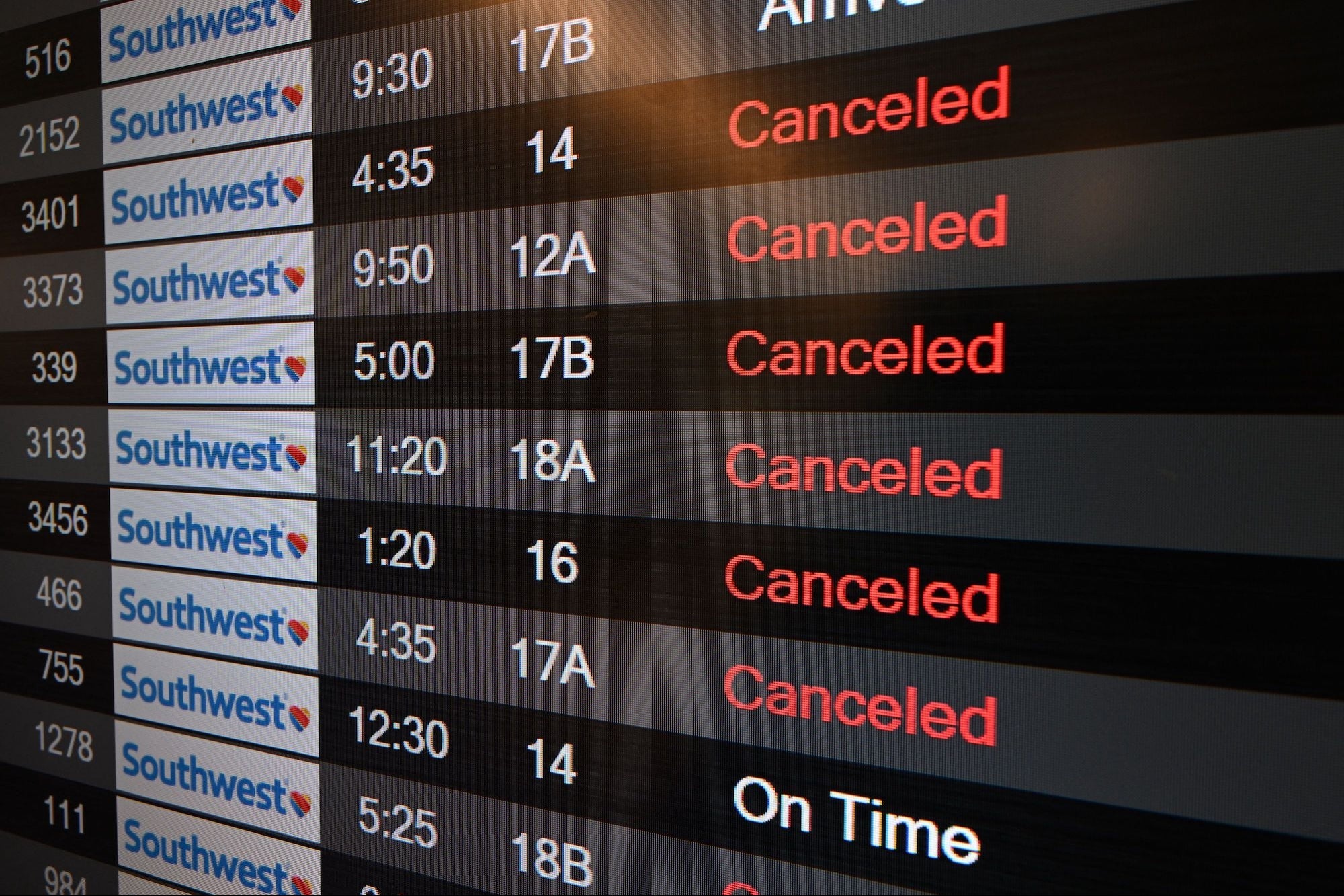 Report: Flight Cancelations Are Airline's Fault, Not Weather | Entrepreneur