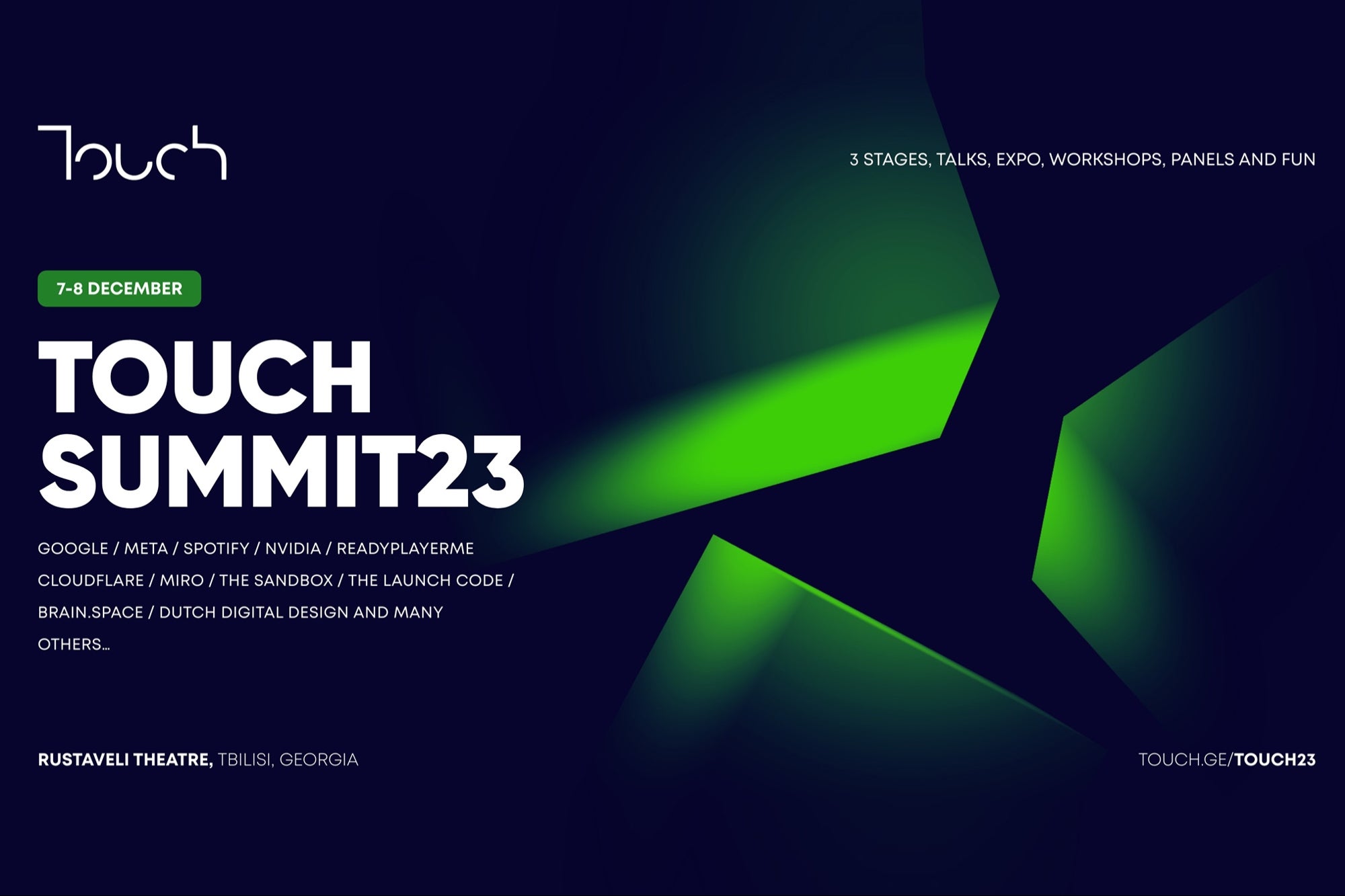 ყველაზე მასშტაბური ტექ კონფერენცია კავკასიის რეგიონში Touch Summit ბრუნდება | Entrepreneur