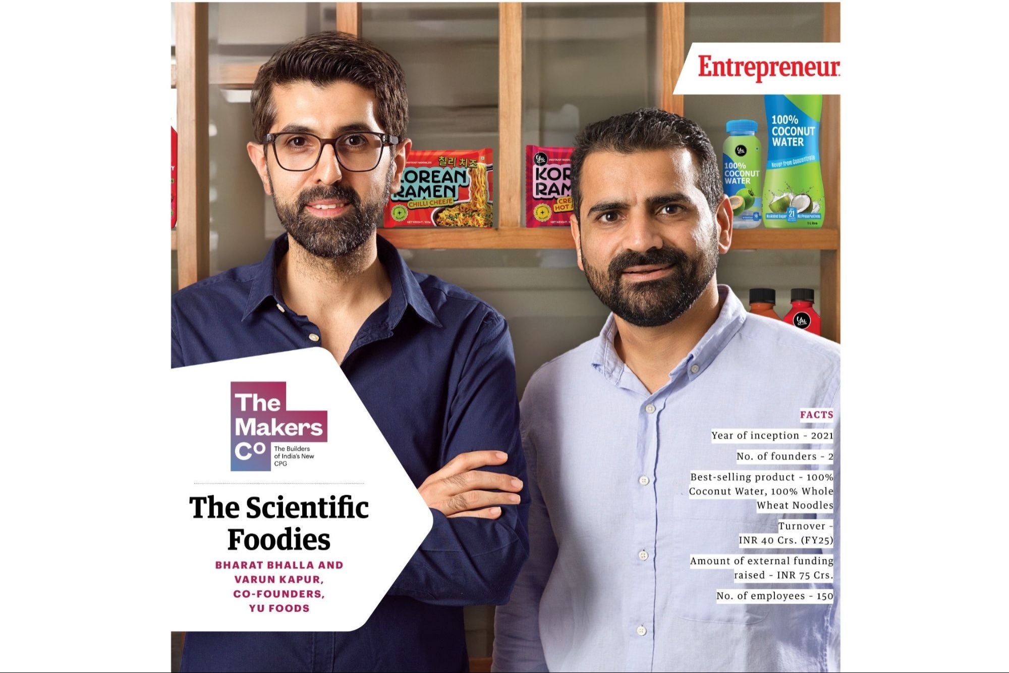 The Scientific Foodies: Bharat Bhalla and Varun Kapur, Co-Founders, Yu Foods | Entrepreneur