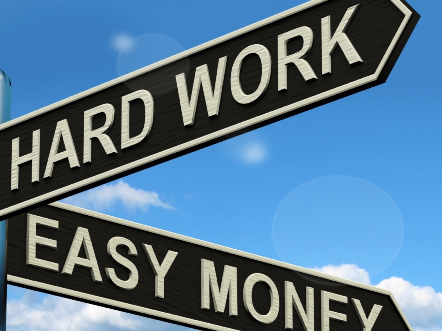 Hard Work Sign Clipart