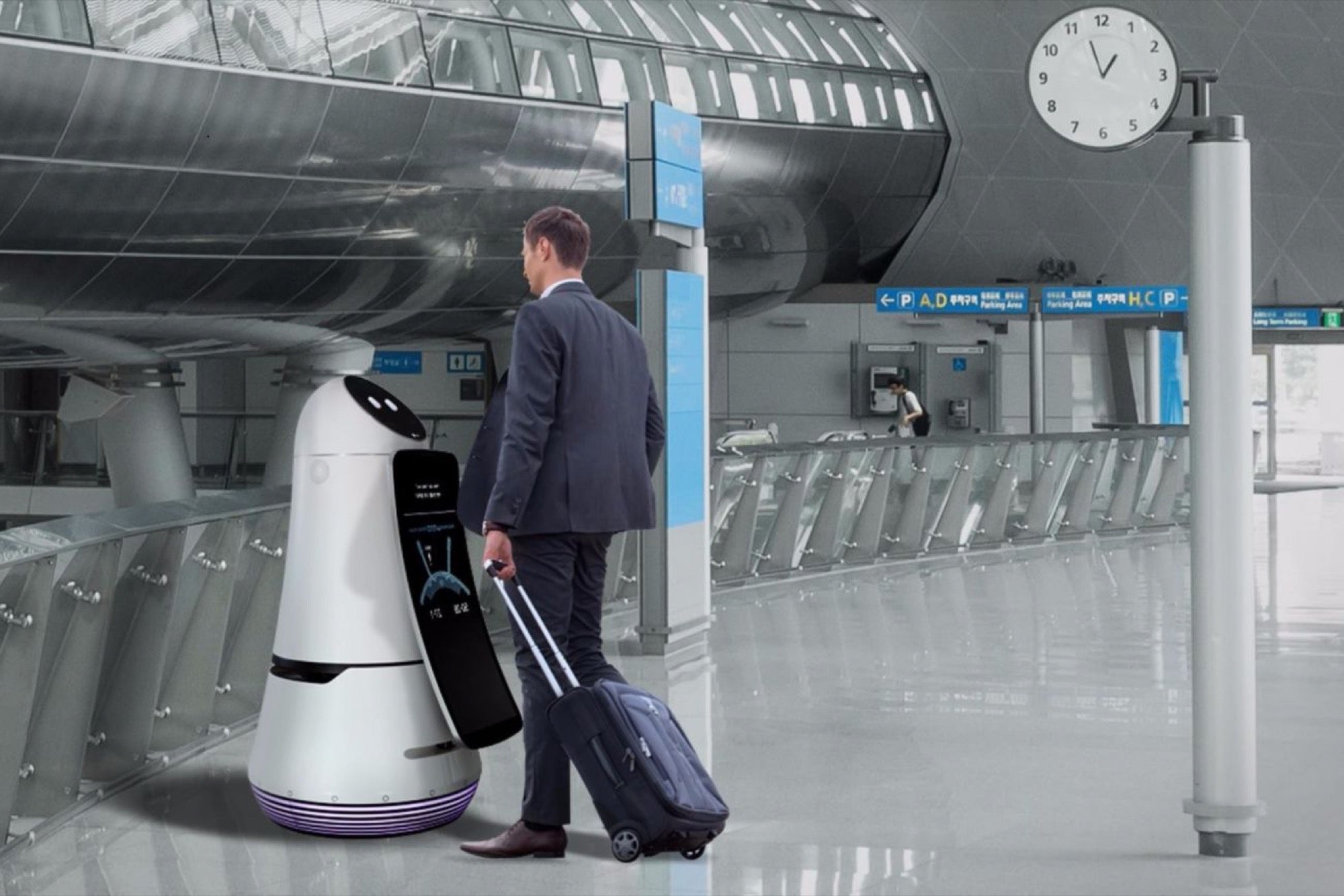 LG Airport Robots Want To Make Travel Pleasant For Frequent Flyers ...