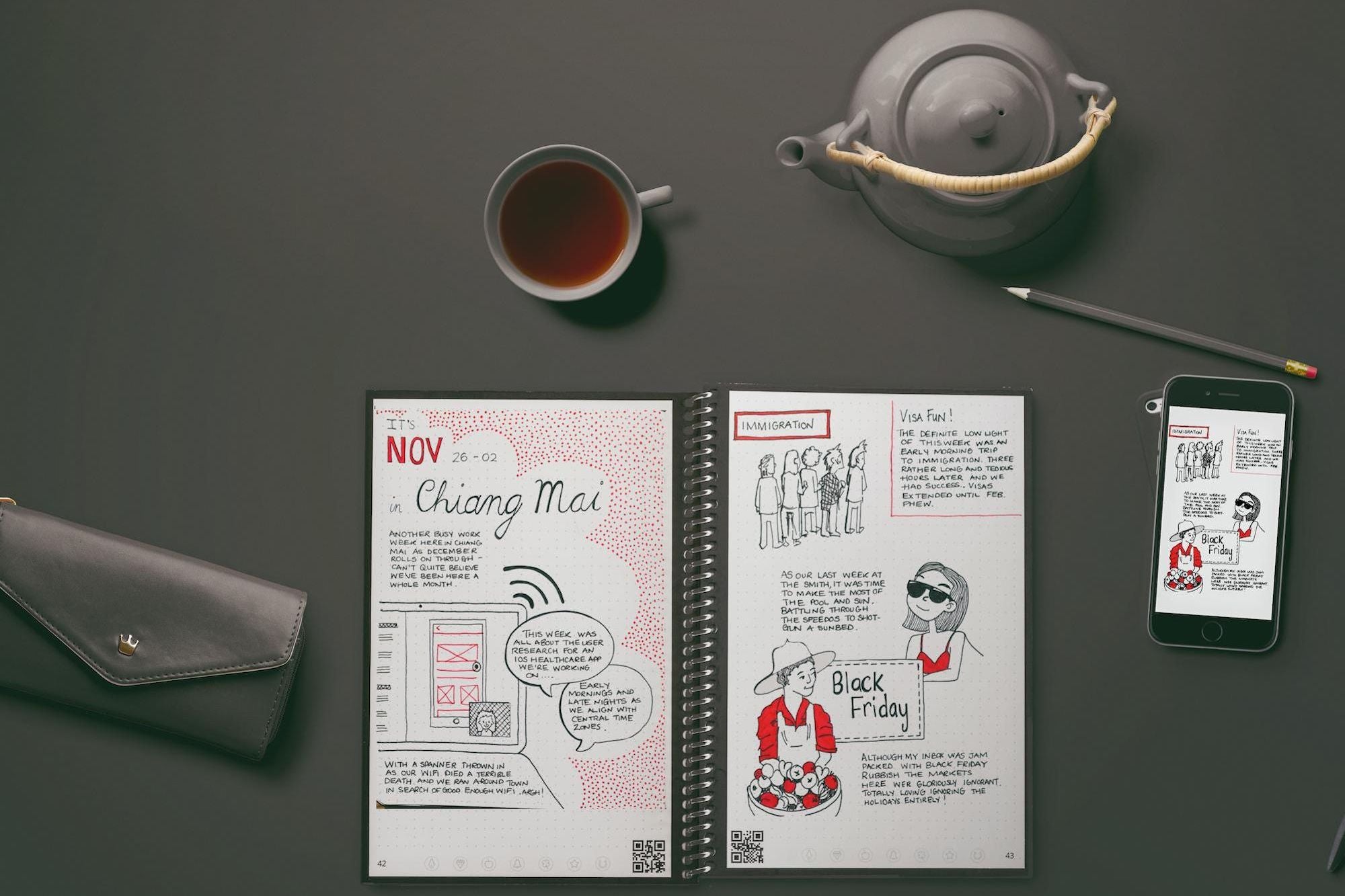 This Futuristic Notebook Saves Your Writing to the Cloud | Entrepreneur