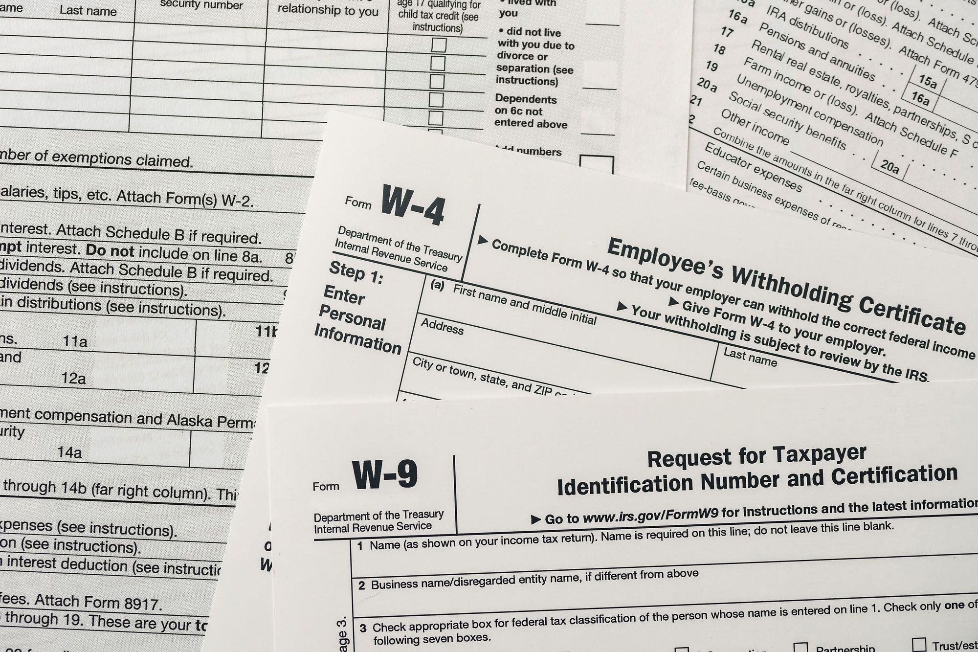 W-9s and Four Other Business Tax Forms Entrepreneurs Need to Know About ...