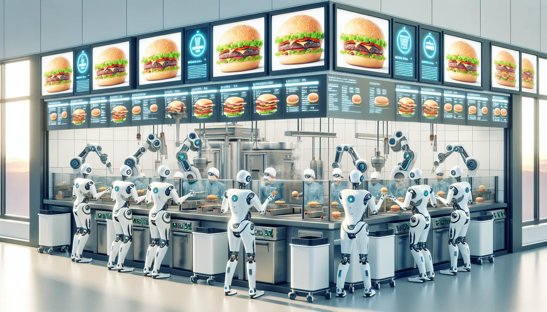 Robots Replace Human Workers At New Automated Fast Food Restaurant