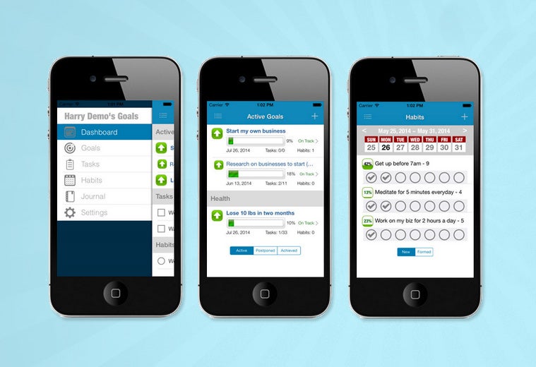 6 Apps That Help You Stick To Your Goals 6 Apps That Help You Stick To Your Goals